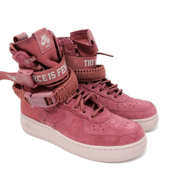 Nike | Shoes | Nike Womens Sf Af Air Force 1 Vintage Wine Aj170 | Poshmark